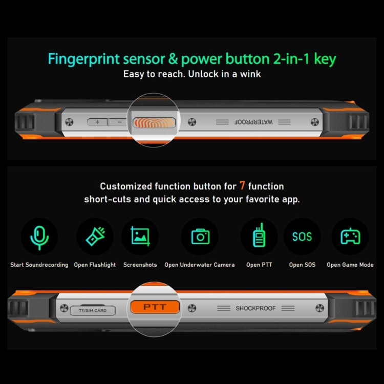Blackview BV7100 13000mAh Akku, 6 GB + 128 GB - Smartphones